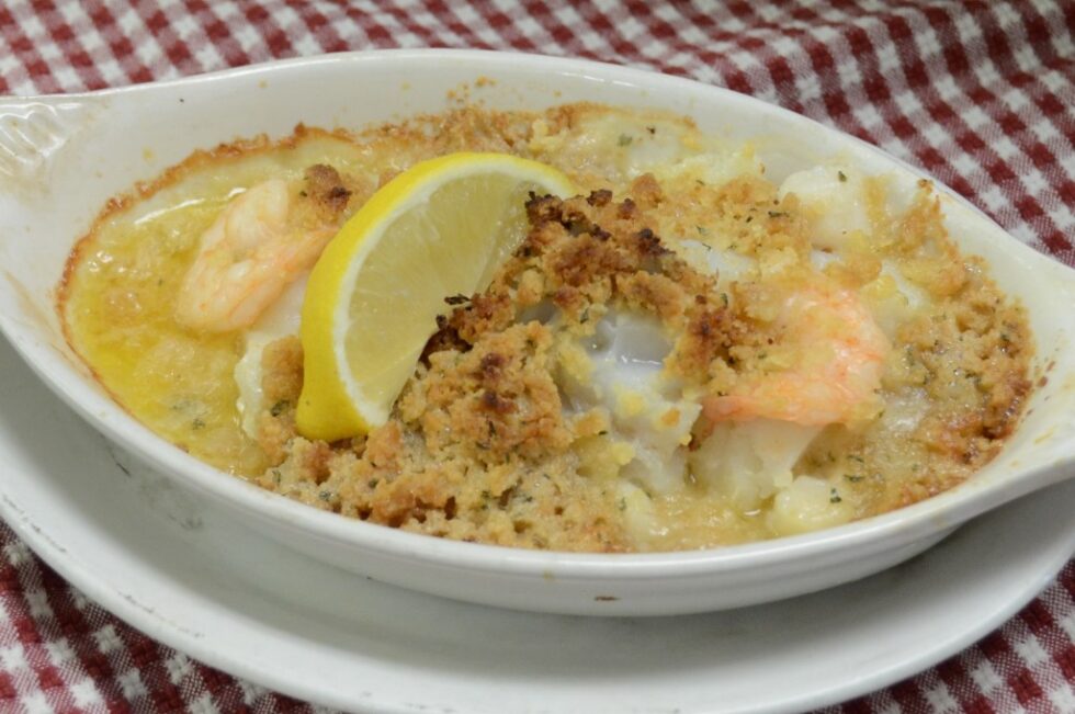 SEAFOOD STUFFED SCROD | Uncle Tony's Pizza & Pasta | Family Style ...