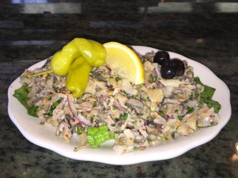 SNAIL SALAD | Uncle Tony's Pizza & Pasta | Family Style Restaurants